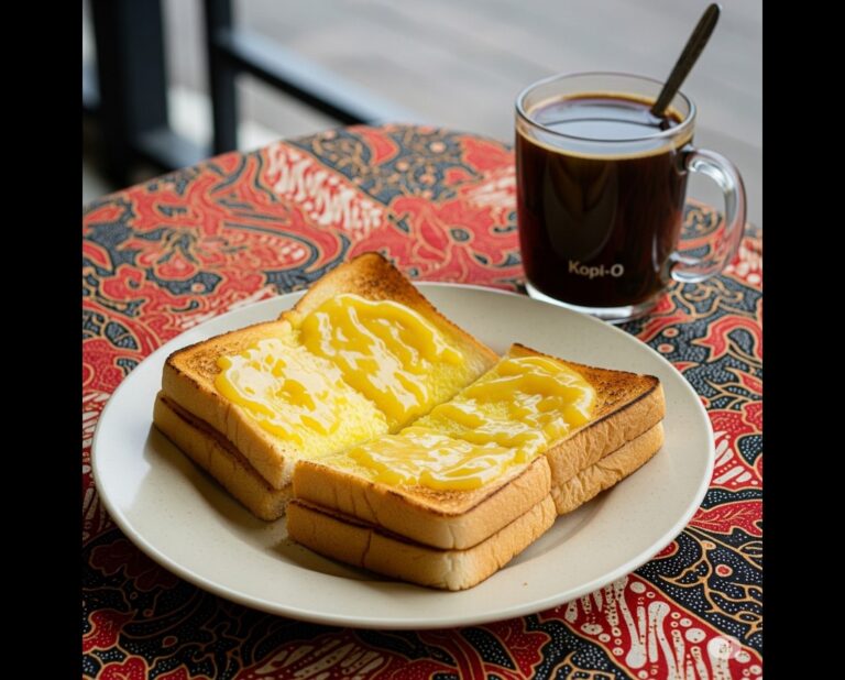 Malaysian Kaya Toast (Roti Bakar Kaya) | Foods Around The World