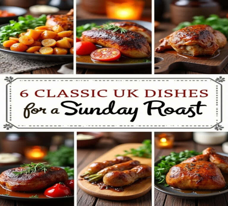 6 Classic UK Sunday Roast Dishes | Foods Around The World
