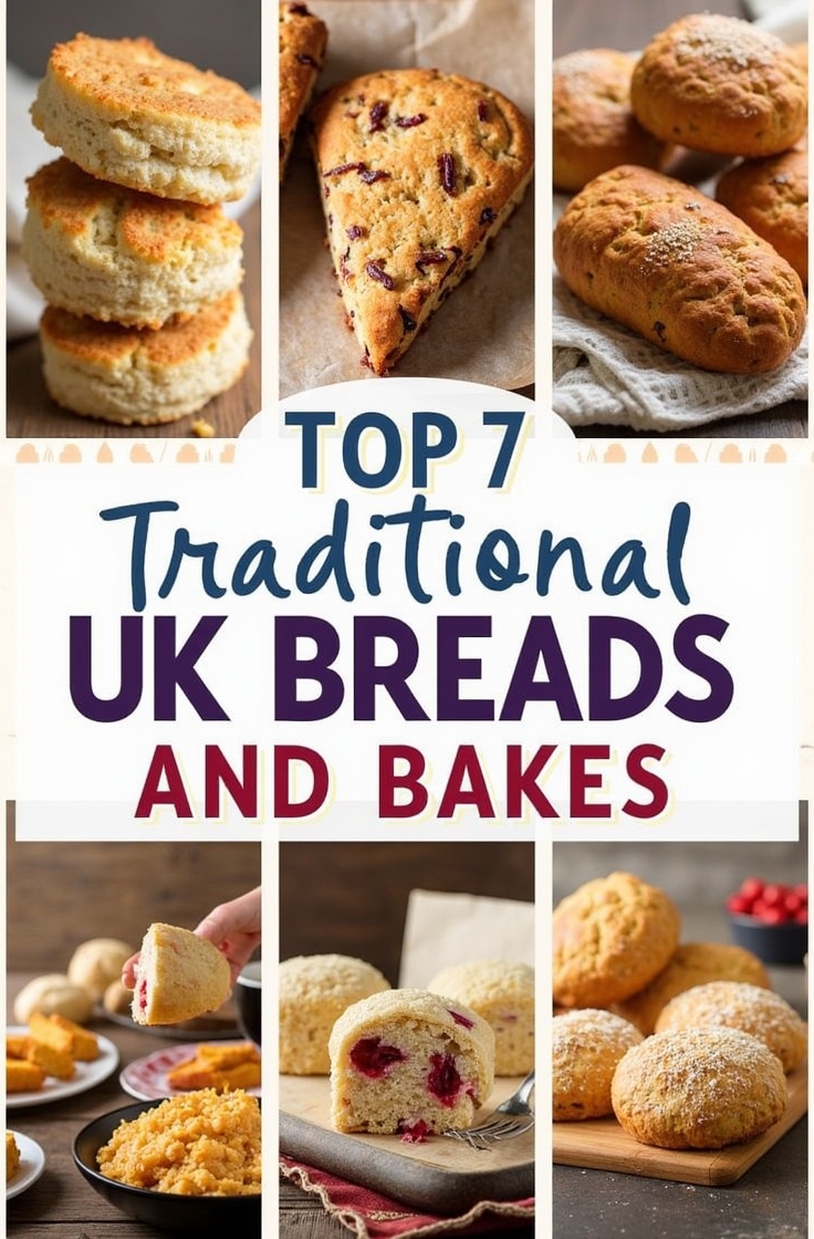 Top 7 Traditional UK Breads and Bakes | Foods Around The World