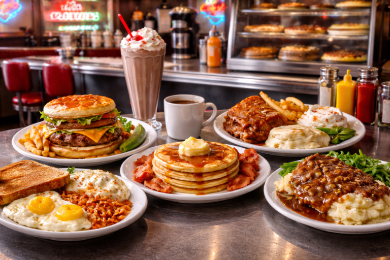 5 Famous US Dishes from Diners | Foods Around The World